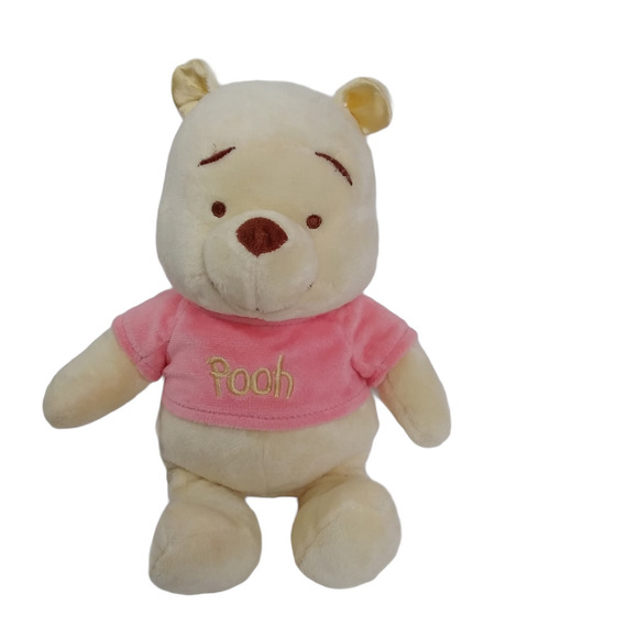 Disney | Toys | Winnie The Pooh Baby Stuffed Rattle Plush 1 Tall | Poshmark